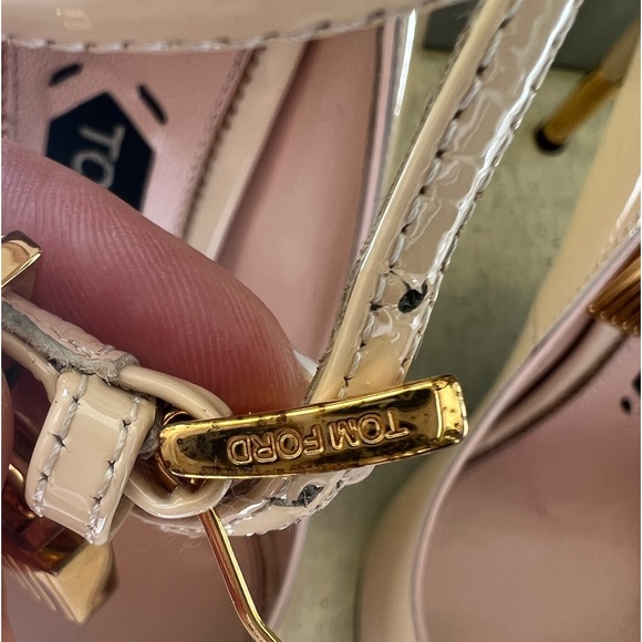 Tom Ford | Shoes | Tom Ford Patent Leather Double Strap Padlock Ankle ...